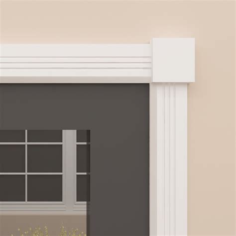 Plinth Block And Rosettes