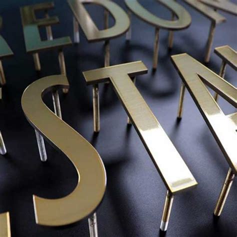 Custom Brass Letters Litasign