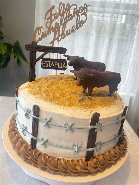 Pastel Vaquero Decoración De Chocolate Country Themed Birthday