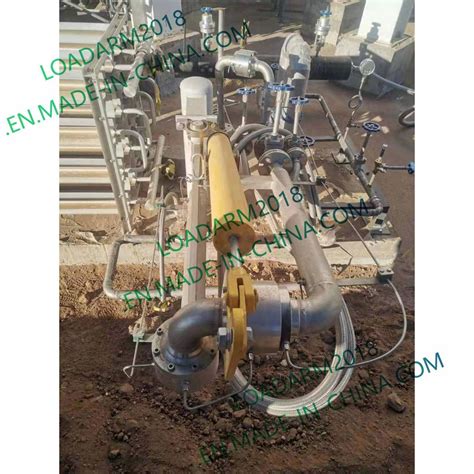 truck tanker loading arm supplier with dry break coupler or quick