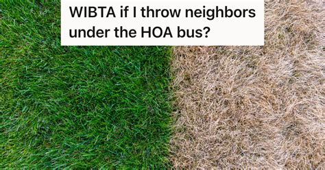 Hoa Sends Homeowner Letter About Their Struggling Grass But The