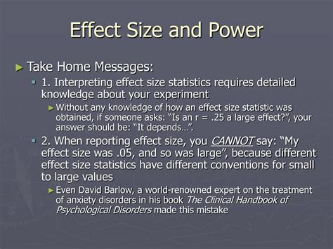 PPT Effect Size And Power PowerPoint Presentation Free Download ID