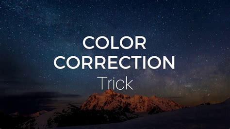 Accurate White Balance In 30 Seconds Resolve Tutorial Youtube