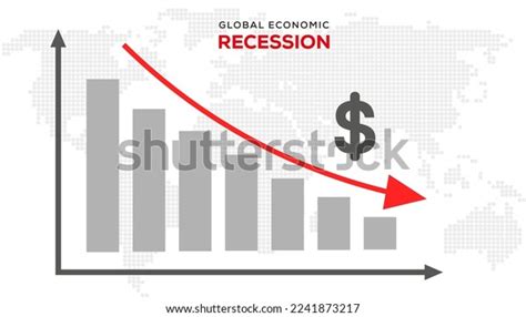 Global Recession Background Illustration Economic Recession Stock Vector Royalty Free