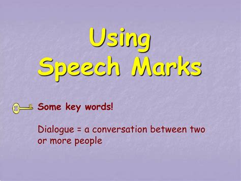Ppt Using Speech Marks Powerpoint Presentation Free Download Id 5289531