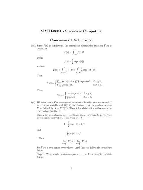 Statistical Computing Pdf