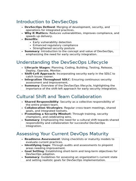 Introduction To Devsecops Pdf Software Development Process Automation