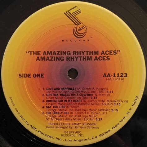 The Amazing Rhythm Aces Amazing Rhythm Aces Lp Album San