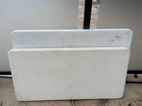 Lot 295 Two Lifetime Folding Tables Adams Northwest Estate Sales And Auctions