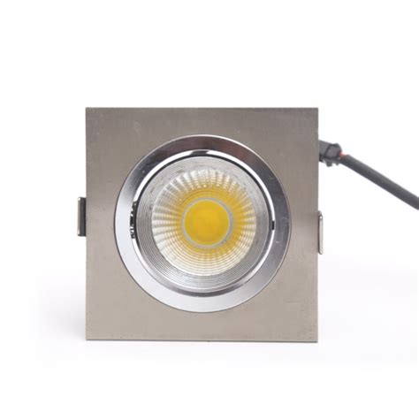 Square Shape Spot Light Moveable Bright Led Spotlight Black Antique White Rose Gold Color