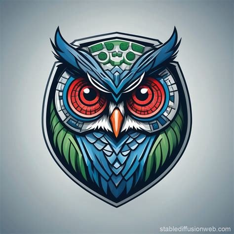 Cyber Security Owl Logo Prompts Stable Diffusion Online