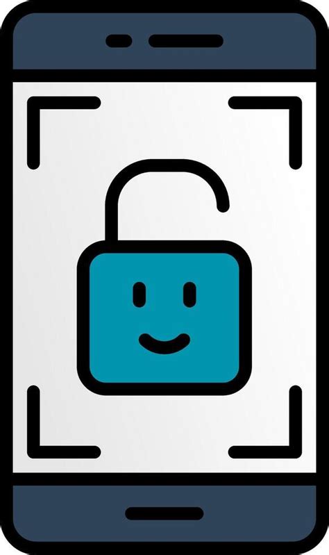 Face Id Line Filled Icon 53854716 Vector Art At Vecteezy