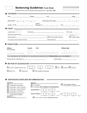 Fillable Online An Explanation Of The Basics Of Sentence Calculation Fax Email Print PdfFiller