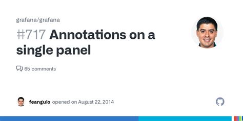 Annotations On A Single Panel Issue Grafana Grafana Github