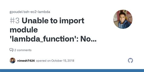 Unable To Import Module Lambdafunction No Module Named Paramiko · Issue 3 · Gpoudelssh