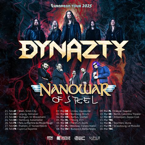Dynazty Announce New European Tour Dates 2025 Chaoszine
