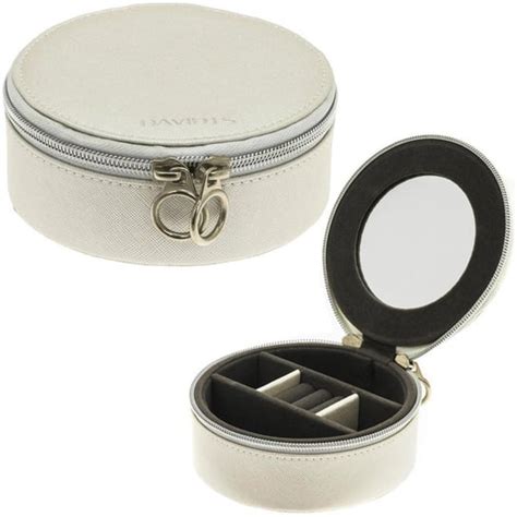 Etui Na Biżuterię Okrągłe Davidts 32900104 Beżowe Davidts Sklep