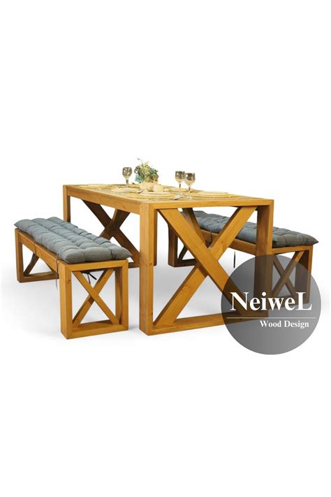Neiwel Garden Mora Doğal Ahşap Bahçe Yemek Masası 70 100 Fiyatı Yorumları