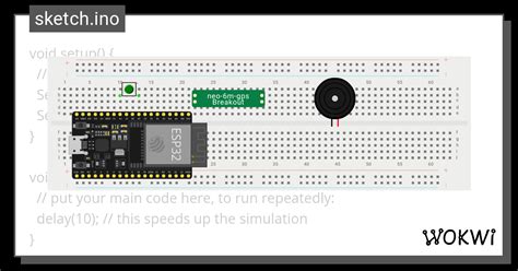 SOS Mechine Wokwi ESP STM Arduino Simulator