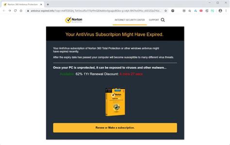 Remove Your Antivirus Subscription Might Have Expired Fake Alerts