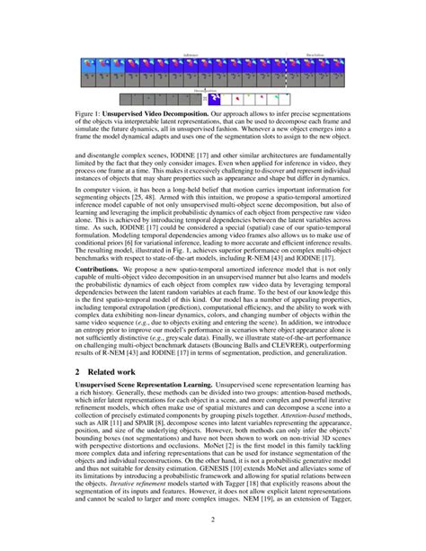 unsupervised video decomposition using spatio temporal iterative