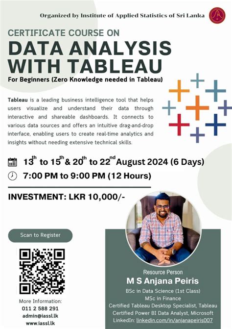 Anjana Peiris On Linkedin Dataanalytics Tableau Lecturing Srilanka