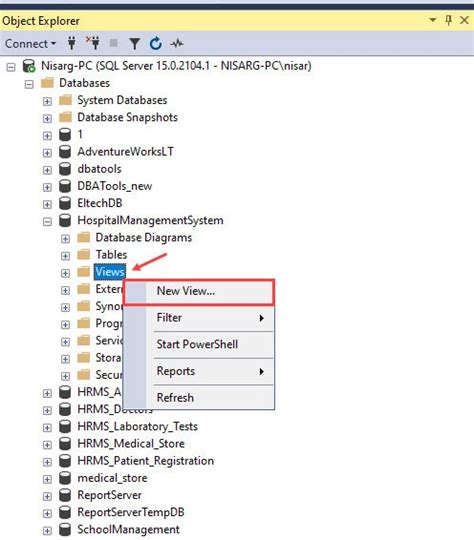 Creating A View In Sql Server Dev Community