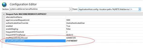 Asp Net Request Entity Too Large E Maximum Request Length Exceeded
