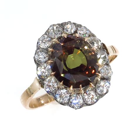 Victorian Gia 442ctw Natural Alexandrite Old Mine Diamonds Antique