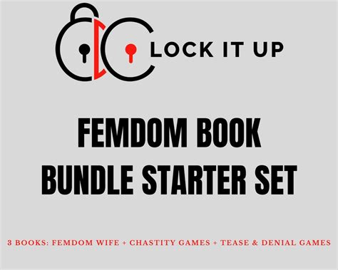 Femdom Book Bundle Starter Set 3 Books Femdom Wife Chastity Games