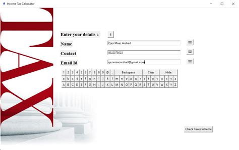 Github Qazimaazarshadincome Tax Calculator Income Tax Calculation System For A Salaried Person