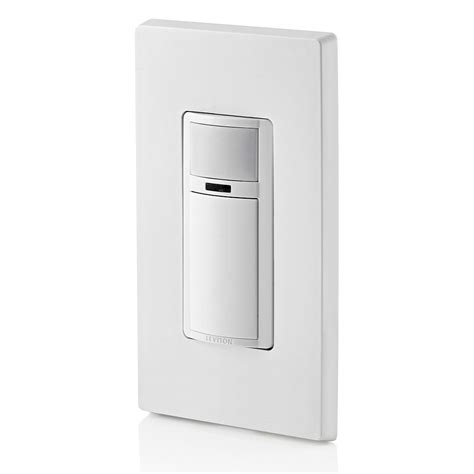 Decora Motion Sensor In Wall Switch Auto On 2a Single Pole Dos02 Leviton
