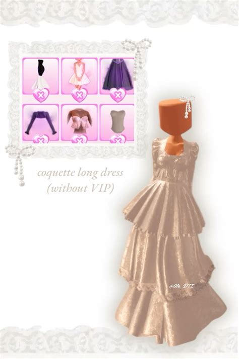 Dti Coquette Long Dress Hack~• Fashion Dress Up Games Dress Themed