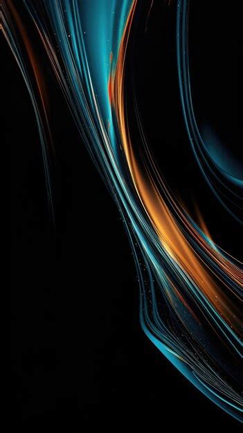 Premium Photo Abstract Liquid Pattern On Black Background