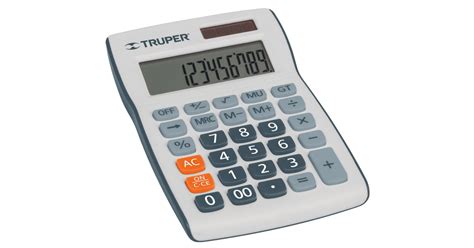 Calculadora De Bolsillo 12 Digitos Truper Calc 12b 60480