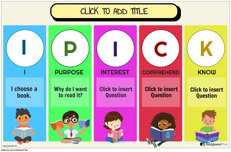 Multicolored Choosing Right Book Poster Template