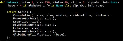 Custom Network Can Not Run On Guppy Issue Nanoporetech Taiyaki GitHub