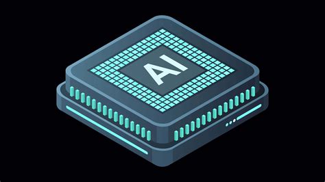 Isometric Artificial Intelligence Chip Animation Artificial Intelligence Concept Futuristic