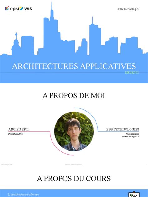 architecture applicatives cours pdf logiciel java langage de