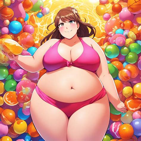 Anime Bbw Feedee Ai Art By Feeder Bonn On Deviantart