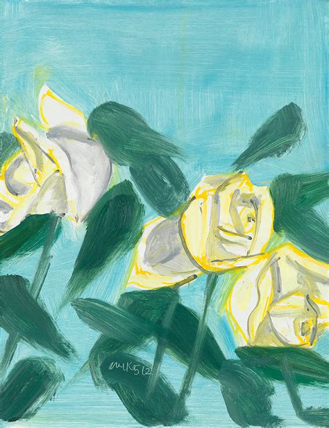 阿历克斯·卡茨（alex Katz）绘画高清图 画咖 世界名画 绘画高清图