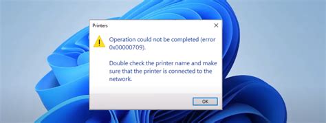 How To Fix Operation Could Not Be Completed Error 0x00000709” On