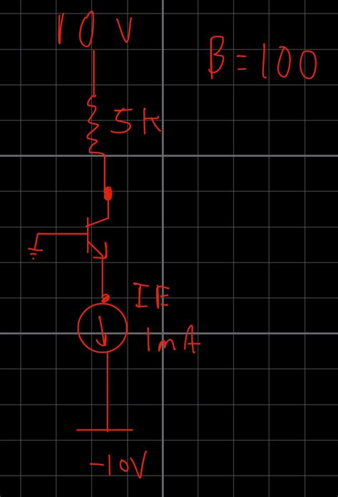 solved find vc vb ve ib ie ic