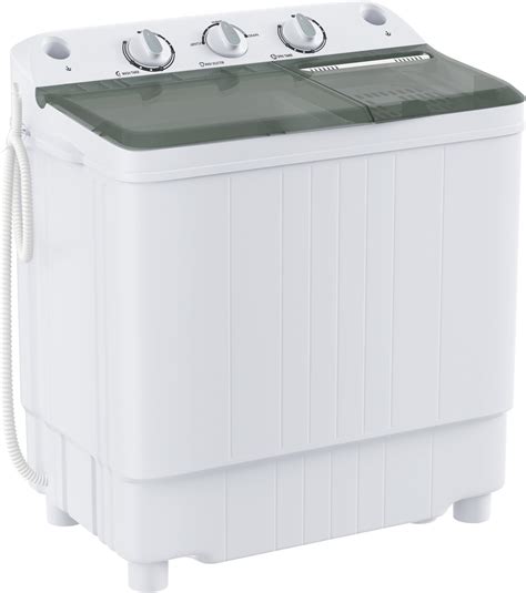 Elevon Portable Washing Machine Twin Tub 9 9 Lbs Capacity 7 7 Lbs And Spinner 2 2 Lbs Combo