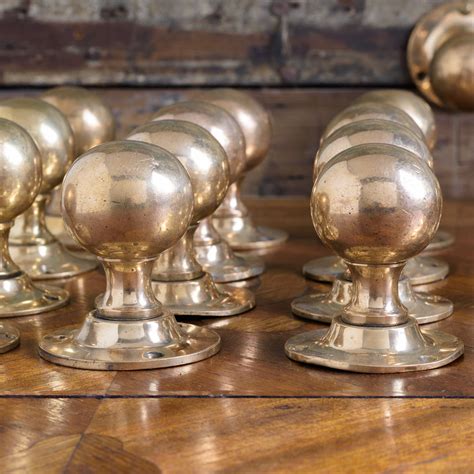 1920s Rose Brass Door Knobs Lassco Englands Prime Resource For
