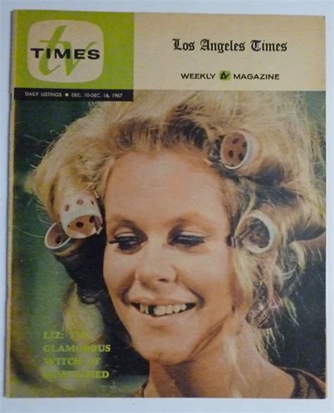 Dec 10 1967 Bewitched Elizabeth Montgomery Tv Times Guide Regional Los