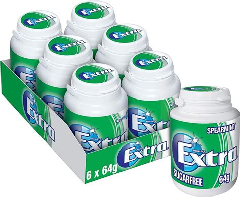 Extra Spearmint Gum 64g Bottle Case Of 6 1350 Delivery 0 With