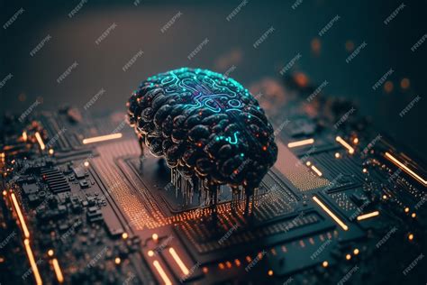 Premium Photo | Ai machine learning big data network connection background science and ...