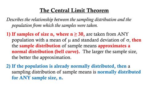 PPT Sampling Distributions The Central Limit Theorem PowerPoint Presentation ID