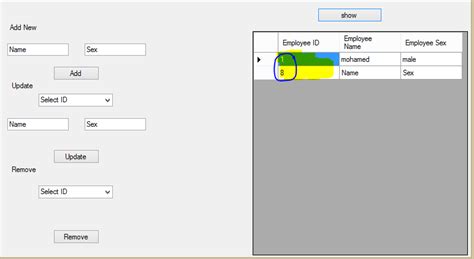 C How To Handle Identity Column In Datagridview Stack Overflow
